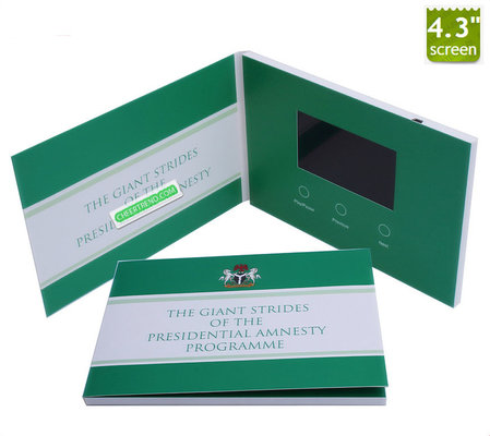 Customize 2.4"/2.8"/4.3"/5"/7"/10" inch LCD 2.4 inch magnetic video brochure A4/A5 video business card for Advertising