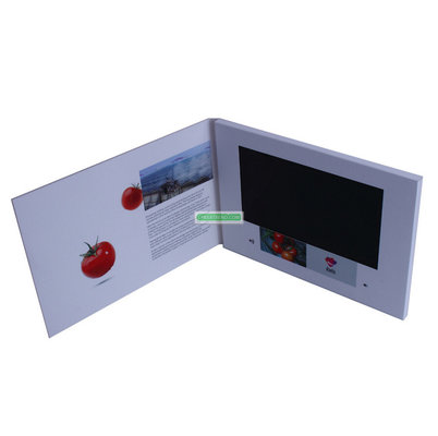 2017 High quality Promotion 7 inch digital lcd screen video greeting cards /video brochure card for advertising