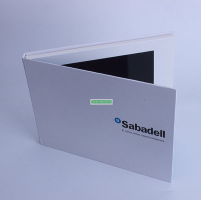 A5 / A4 7 inch hardcover video brochure, video book and video card for invitation,advertising or promotion