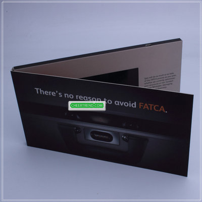 4.3 inch LCD video greeting card /  video player mailable greeting card/ lcd video brochure card