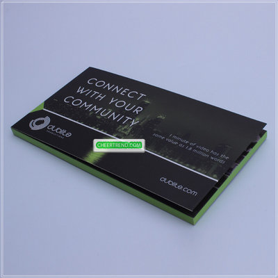 Customize 4.3" inch LCD screen video book 128MB battery operated Video Greeting Card