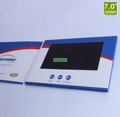 2017 Latest 7" video in paper, lcd video display card, lcd video display brochure book