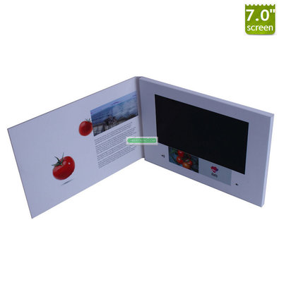 7inch touch screen lcd video book with 256MB memory from 7 years experienced maunfactuer