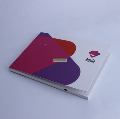 Hot sale 7inches lcd video brochure/ video book/ video card tv in print