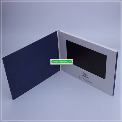 2017 Latest 7" Lcd video card media player, video in book, video in card with Headphone Jack design