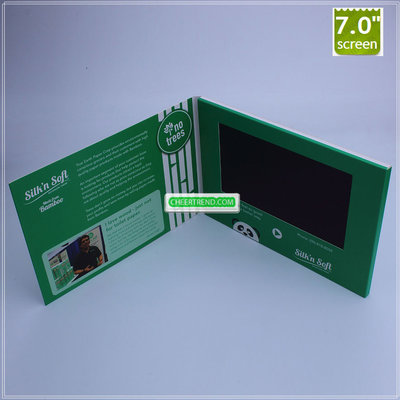 Creative 7 inches HD LCD Screen Video Brochure, Video Book, Video in Print