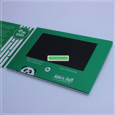 Creative 7 inches HD LCD Screen Video Brochure, Video Book, Video in Print