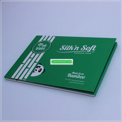 custom artwork 7 inch LCD video booklet/LCD video invitation card/LCD video book