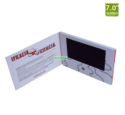 2.4/2.8/4.3/5/7/10.1" LCD Video Greeting Card/LCD Video Brochure/LCD Video Book for advertisement, gift, promotion