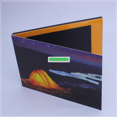 Factory custom 7 inch LCD touch screen video brochure/digital video card/video christmas greeting card