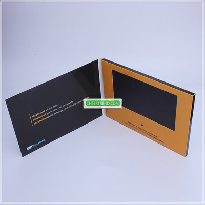 2017 High quality Promotion 7 inch digital lcd video screen greeting cards video brochure Book