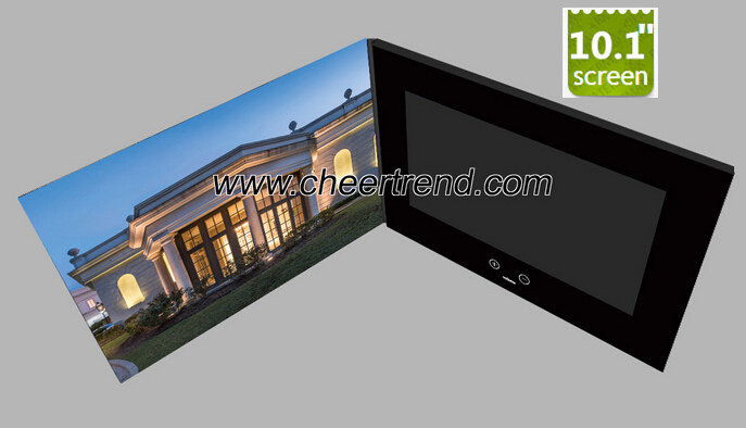 High quality 10 inch LCD Color Screen Video Brochures With touch screen