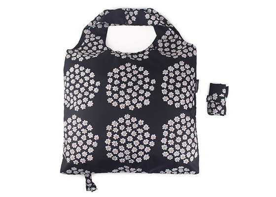 Personalized Button Closure Collapsible Tote Bag Foldable Gift Bag Eco Friendly