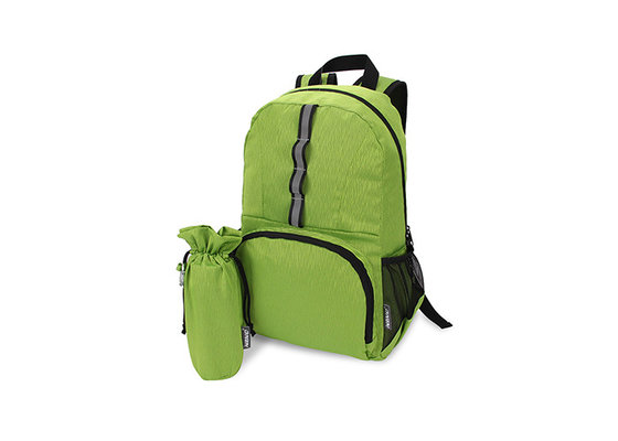 Green Foldable Waterproof Backpack 20-35L Ripstop Ultralight Foldaway Rucksack