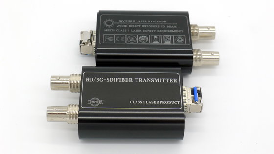 HD-SDI to fiber converter-LC single mode single fiber-1080P SD/HD/SDI over Optical Fiber Transmitter and Receiver Set