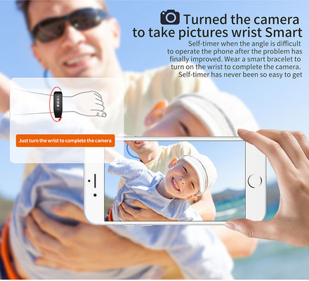 Smart Movement Bracelet With Sleep Monitor , Heart Rate Blood Pressure Wristband