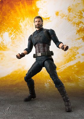 PVC Material Captain America Superhero Action Figures Toys Eco Friendlly