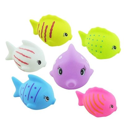 Mini Fish Shaped Plastic Baby Toys / Animals Swimming Toys for Toddler Bathing