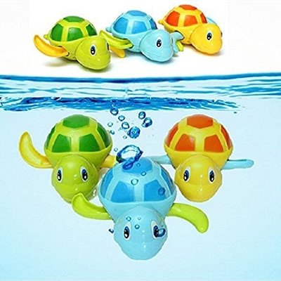 Cute Mini Swimming Turtle Plastic Baby Toys For Boys Girls Harmless