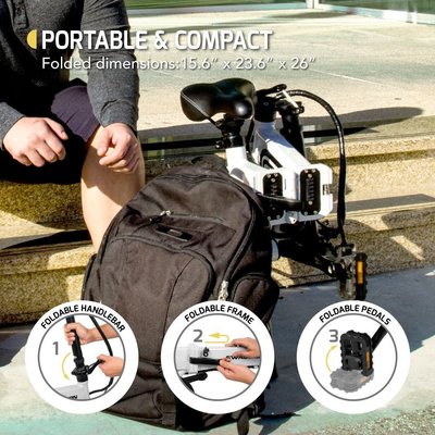 Folding Smart Electric Bicycle With High Strength 6061 Aluminum Alloy Material