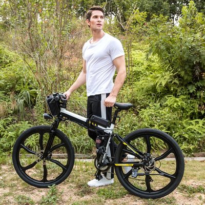Professional Battery Powered Bicycles Foldable Electric Powered Mountain Bike
