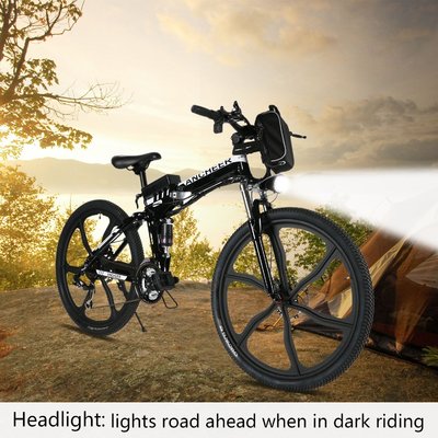 Professional Battery Powered Bicycles Foldable Electric Powered Mountain Bike