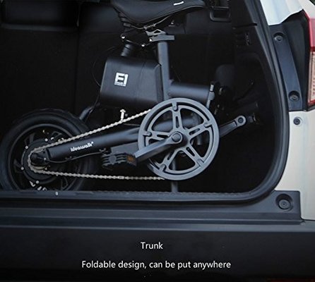 Battery Operated Electric Folding Scooter For Adults , Fold Up Electric Bike