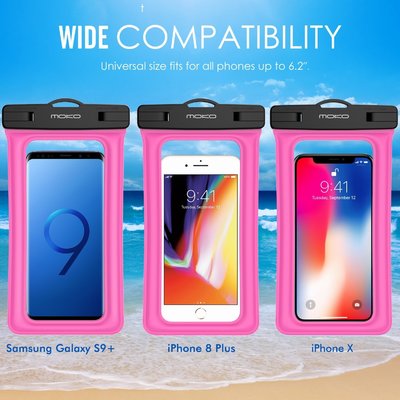 Full Protection Floatable Waterproof Phone Case Dry Bag With Detachable Lanyard