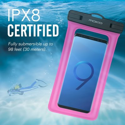 Durable Fully Waterproof Phone Bag / Water Resistant Cover For Snorkeling