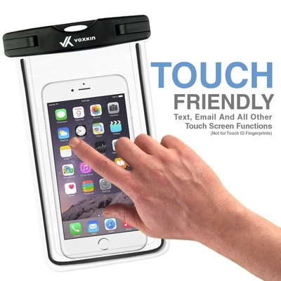 Custom Waterproof Floating Cell Phone Case , Dry Waterproof Necklace Pouch