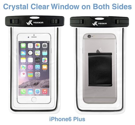 TPU Material Waterproof Phone Bag Holder For Swimming / Running / Snorkeling