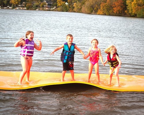 Funny Inflatable Floating Water Mat , Soft Floating Foam Pad For Swimming Poor