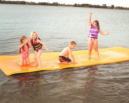 Walk On Inflatable Large Floating Mat For Lake / Swimming Poor Multi Size Available