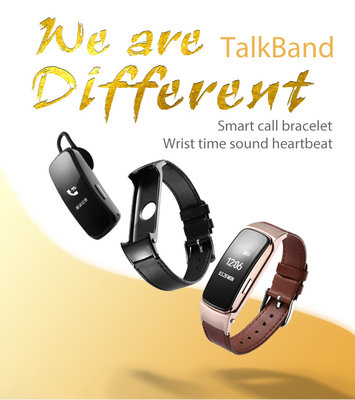 Smart Movement Bracelet With Talk Phone / Heart Rate And Blood Pressure Function