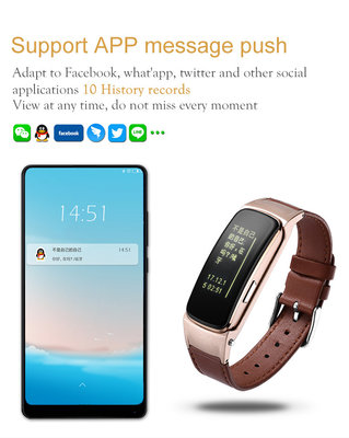 Talk Phone Smart Activity Bracelet Watch Compatible Smart Mobile Phone Device