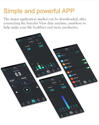 Health Smart Movement Bracelet Wristband With Heart Rate And Blood Pressure