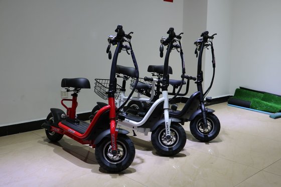 Lithium Battery Children's Play Toys XMF 10 Inch Fold Up Electric Bike USB Charger