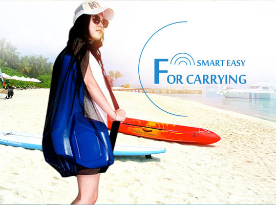Swimming Learning Electric Body Board , Inflatable Water Surfing Board Plastic Material