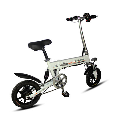 14 Inches 250w Folding Electric Bike Portable Adult Lithium Battery 7.8Ah Custom