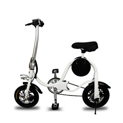 Eco Friendly Champagne Electric Folding Bike Lightweight Road Bicycle Max Speed 25Km/h