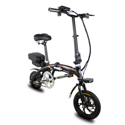 C1 Folding Electric Mountain Bike , Mini Fold Up Bicycle With Charging Adapter