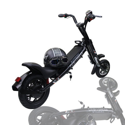 Cool Scooter Electric Folding Bike Lightweight Aluminum 6061 With Two Wheels