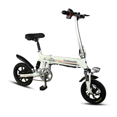Portable Electric Fold Up Electric Bike Samsung Lithium Battery Easy To Place