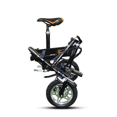 Folding Smart Electric Bike YT TUHUAN Color Black / White Aluminum 6061 Material