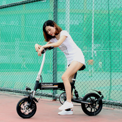 USB Port City Folding Electric Bike Disc Brake 14 Inch Lithium Battery 36V 250W Motor