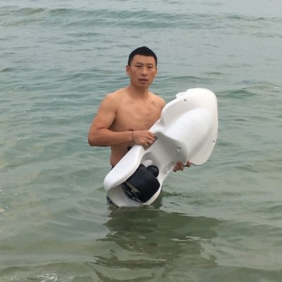 Adult Beach Surfboard Electric Body Board 10.4A 3200W 36V Removable Battery