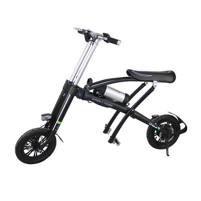Rear Wheel Drive Electric Folding Bike Lightweight 12 Inch 36V Lithium Battery