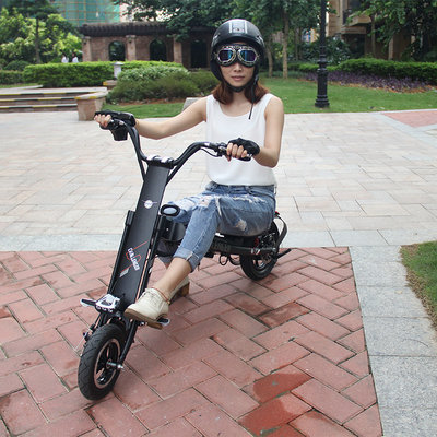 12'' Folding Electric Bike Aluminum Alloy Body 36 V 250 W Removable Battery
