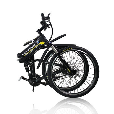 Mountain Folding Electric Bike 26 Inch 36V 250W Battery 6061 Aluminum Alloy Body