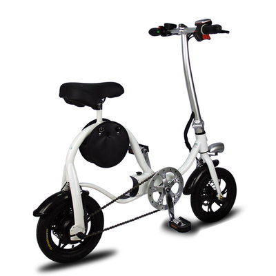 Folding Smart Electric Bike 12 Inch 36V 250 Watt Removable Lithium Battery